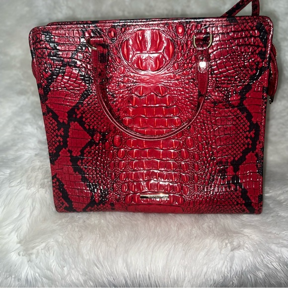 Brahmin | Bags | Redblack Brahmin Bag | Poshmark